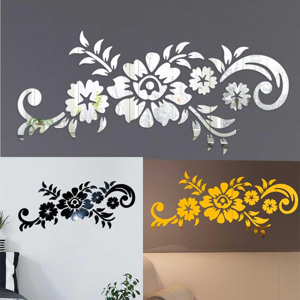 Buy Modern Stickers Decoration 3D Diy Flower Fashion Acrylic Wall ...