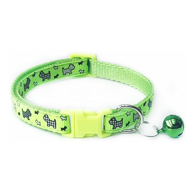 Kaufe 1Pc Colorful Cute Bell Collar For Cat Dog Adjustable Collar With ...
