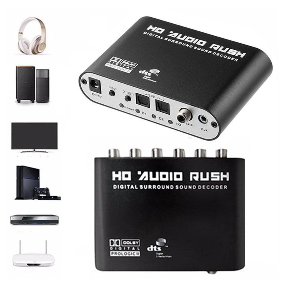 Buy 5.1 Channel Dolby DTS/AC-3 Audio Decoder Digital Optical/coaxial ...