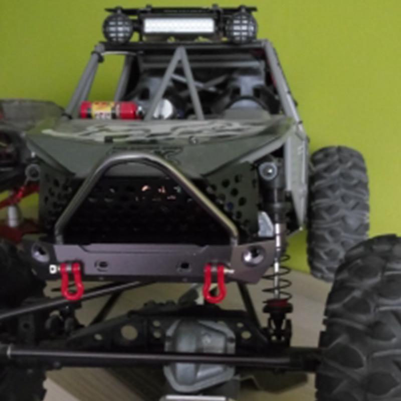 RC Car Front Bumper Metal RC Model Parts for Axial SCX10 Wrangler 1/10 ...