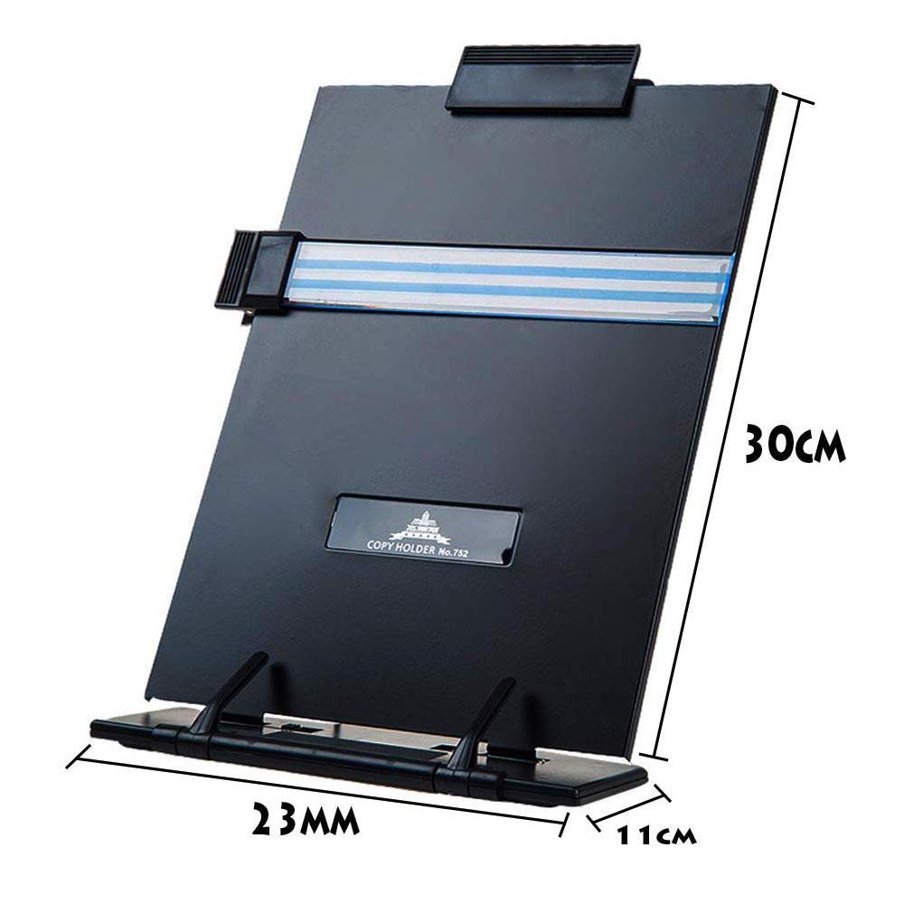 Buy Copy Holder Book Adjustable View A4 Metal Typing Rack File Holder ...