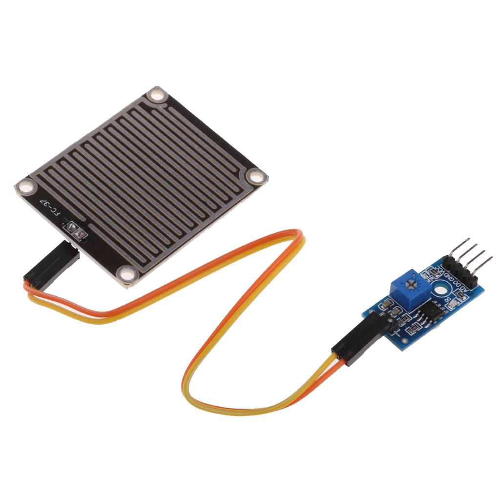 Buy Raindrops Detection Sensor Modue Rain Weather Module Humidity For ...