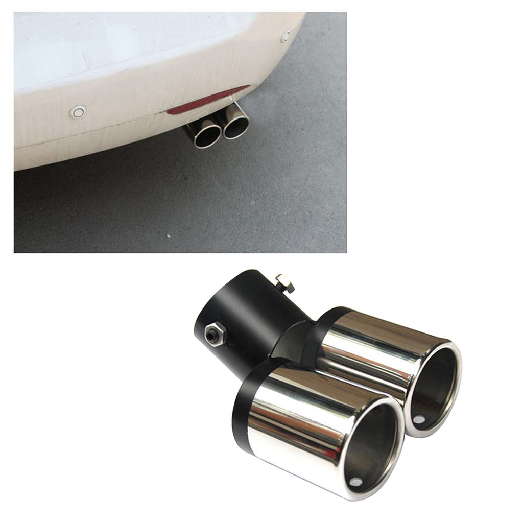 Buy Brand New Car Auto Round Exhaust Muffler Tip Stainless Steel ...