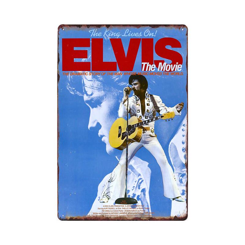 Elvis Presley Metal Signs Vintage Poster Tin Plaques Bar Wall ...