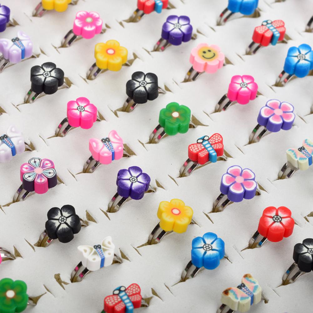 Buy 50pcs Wholesale Lots Mixed Polymer Clay Children Kids Boys Finger ...