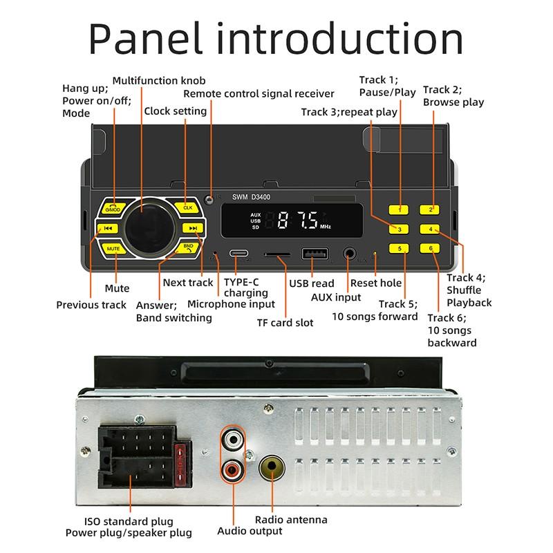 Cheap Bracket Type Car Mp3 Player Bluetooth Car Stereo Fm Radio With