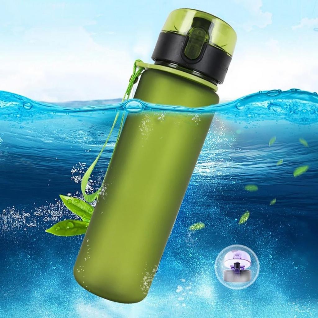Buy Water Bottle Frosted Leakproof Outdoor Travel Sports Water Cup ...