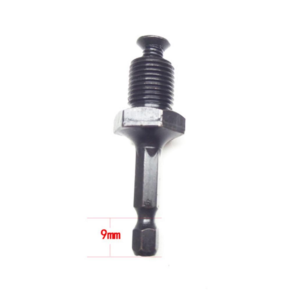 Buy 1/4" Hex Shank Adapter Male Thread Screw For Drill Chuck 9/14mm 1/4 ...