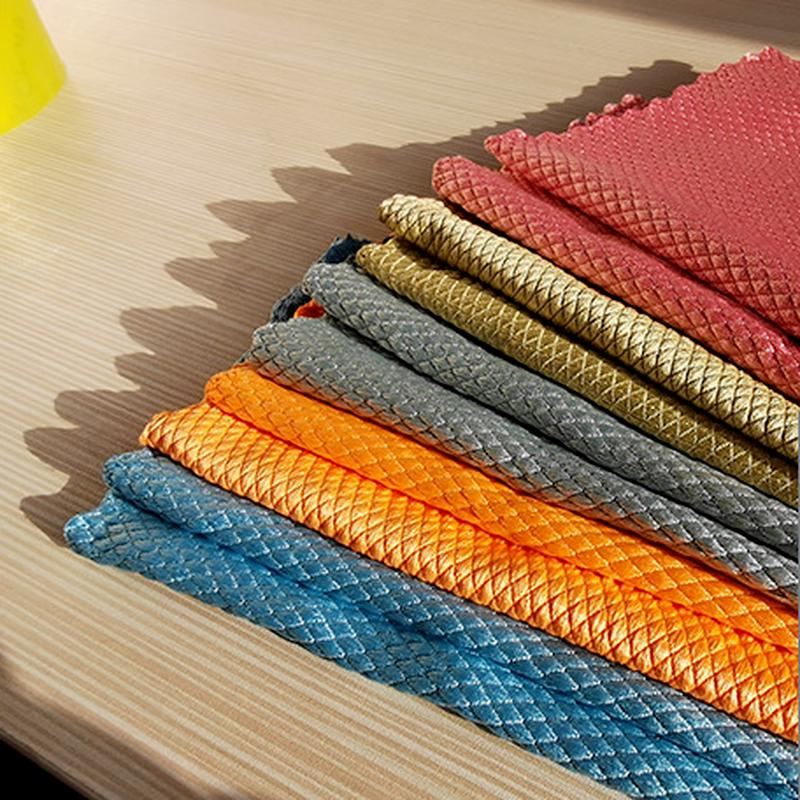 Buy Ultra-fine Fiber Fish Scale Rag 25 X 25 Wipe Glass Rag Dishwashing ...