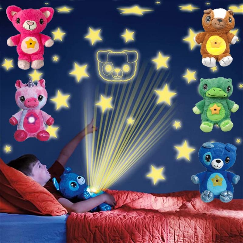 Buy Star Night Light Star Projector Plush Toy Kids Gifts Starry Galaxy ...