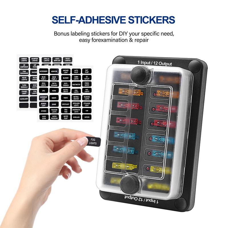 Marine Fuse Block With LED Indicator Marine Fuse Block With Protection ...