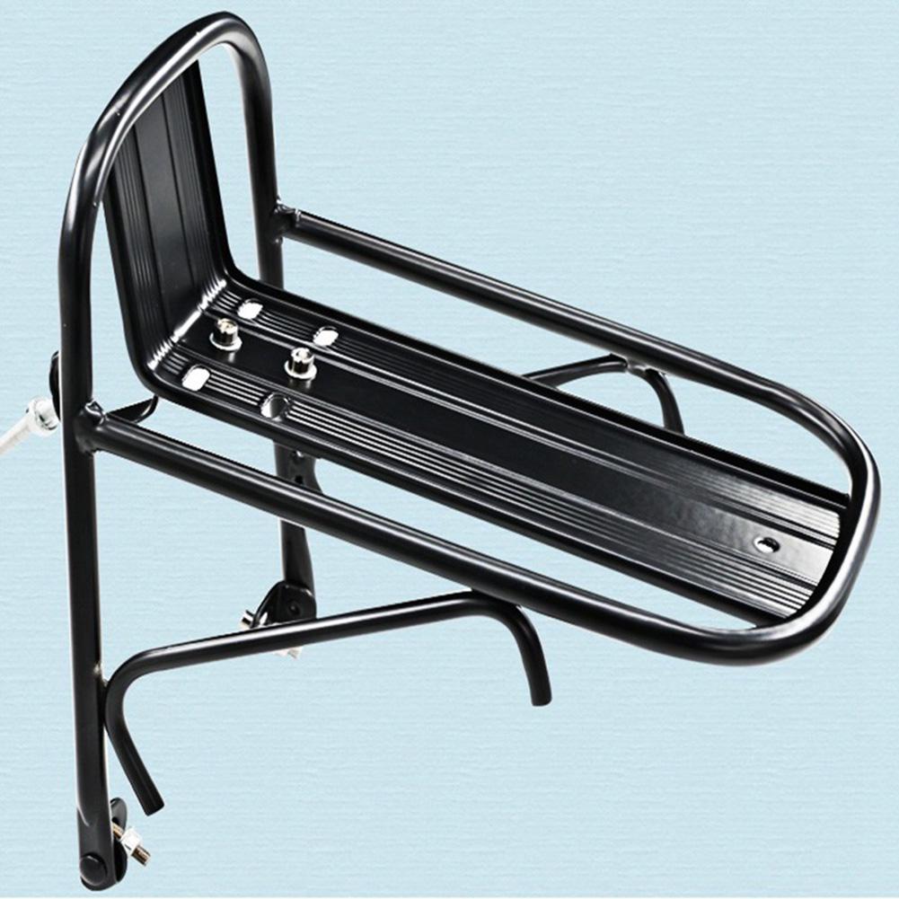 Buy Bike Bicycle Front Rack Aluminum Bicycle Front Racks Carrier Black ...