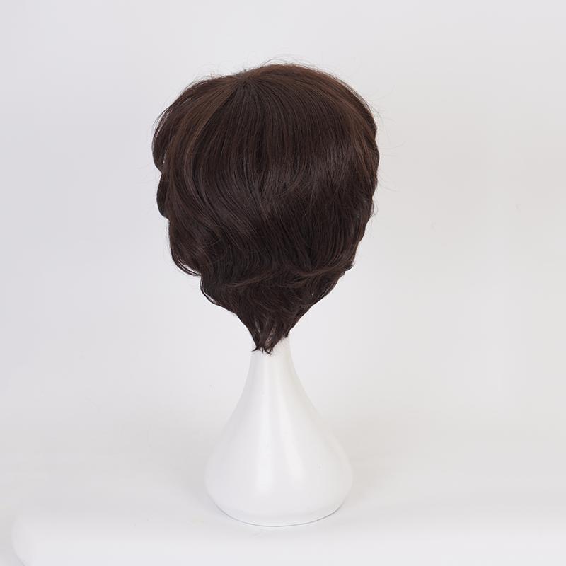 💰Comprar Anime Bungo Stray Dogs Dazai Osamu Short Brown Curly Hair Heat ...