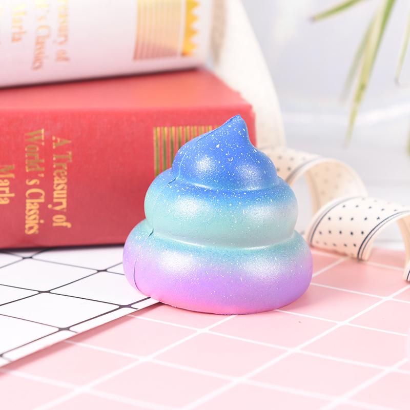 Buy 1Pc Stress Relief Toys Galaxy Cartoon Poo Scented Slow Rising Toy ...