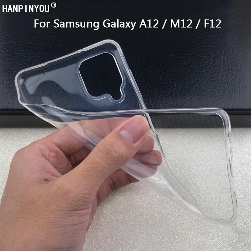 Samsung Galaxy A12 M12 F12 slim Crystal Clear Şeffaf Yumuşak TPU Arka ...