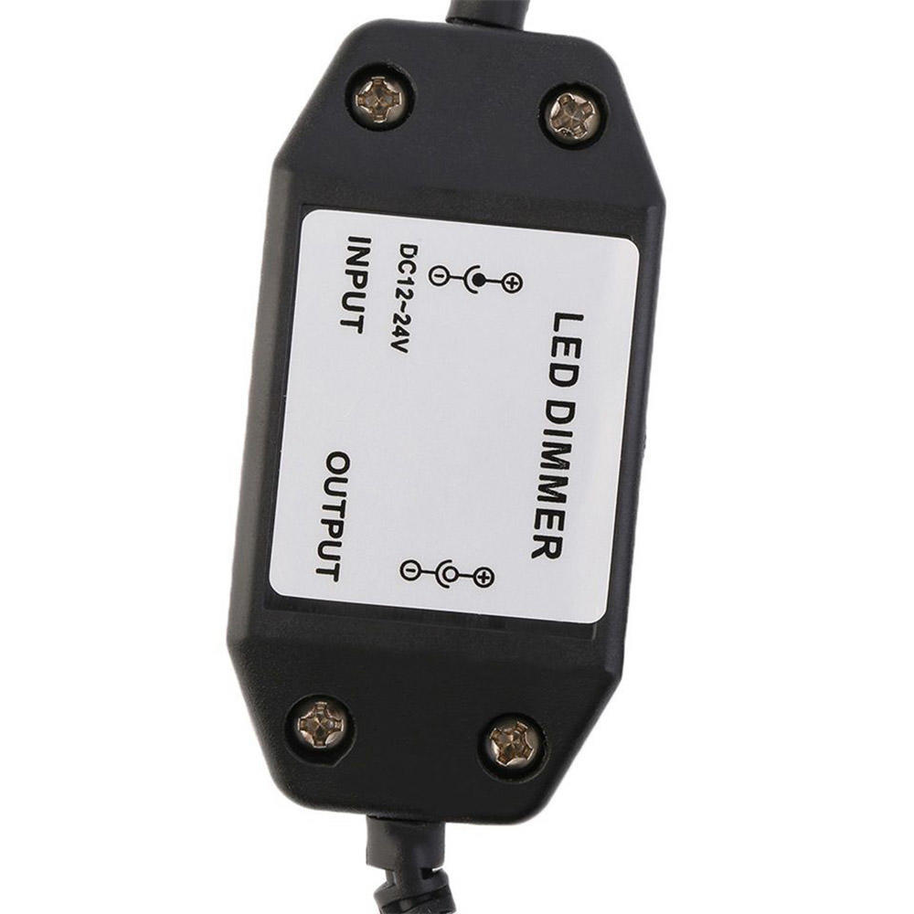 12V Pop DC LED Black Light 0-100% Manual Knob Switch Dimmer uygun ...