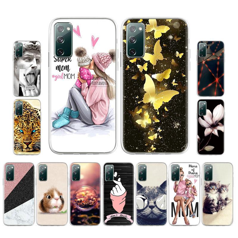 Buy Soft Painted Case for Samsung Galaxy S20 FE S20 Lite Case Cute for ...