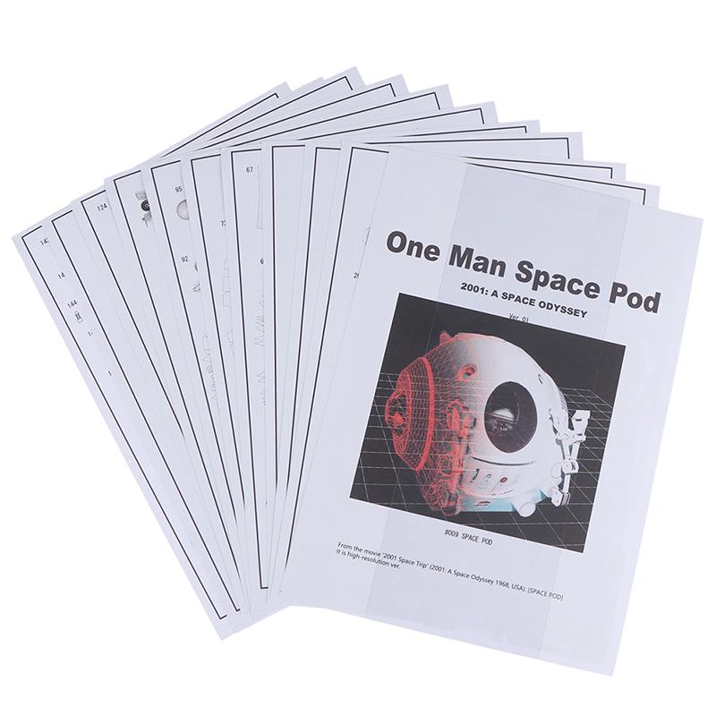 Buy 3D DIY Paper Model Kit 2001 A Space Odissey One Man Space Capsule ...