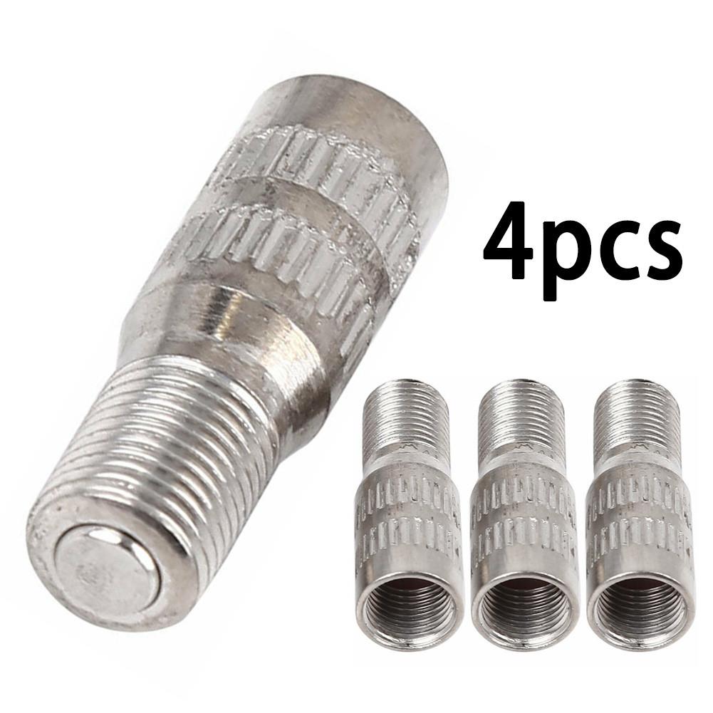 Buy 27mm Valve Stem Extensions 4pcs Brass Cap Car Chrome at affordable ...