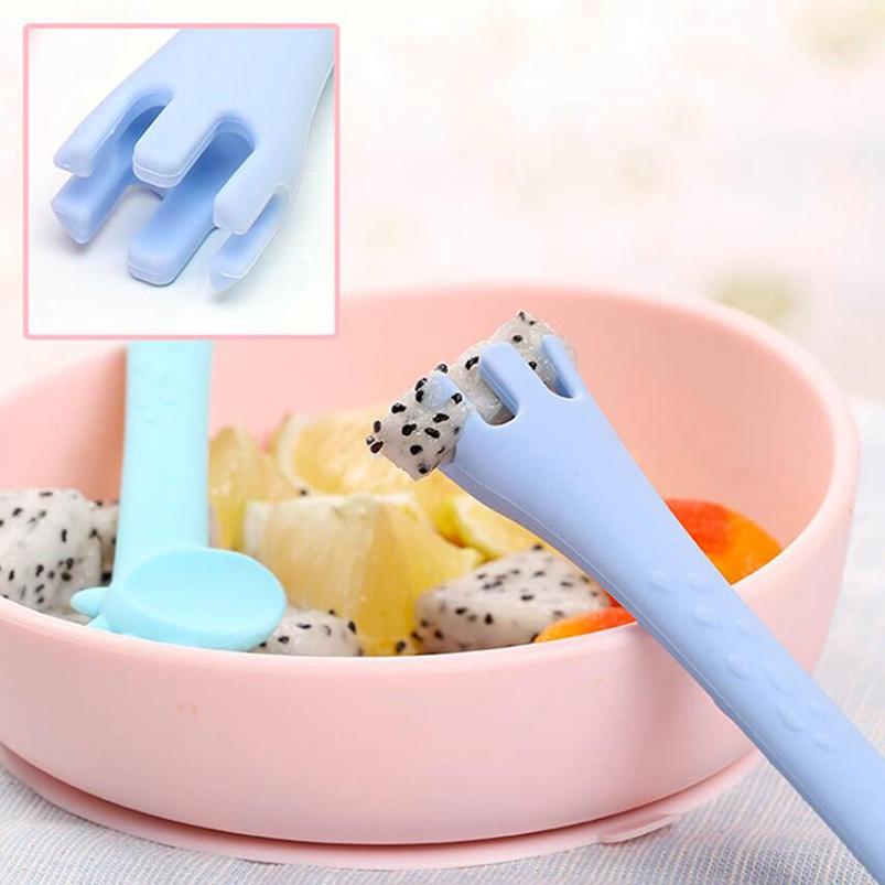 Buy Newborn Baby Training Spoon Giraffe Shape Tableware Utensils 1Pc ...