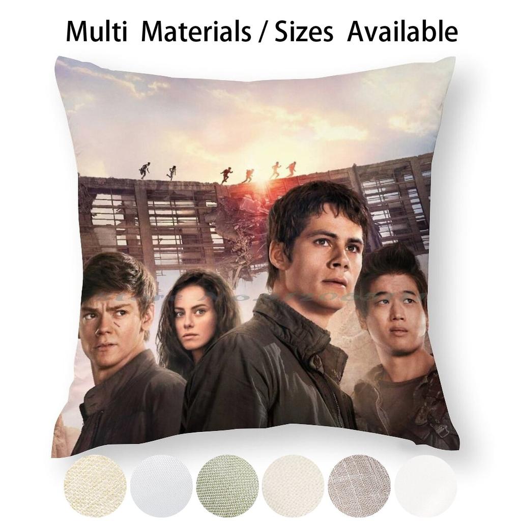 Cheap Pillow Case Throw Pillow Cover Cotton Linen Flax The Maze Runner ...