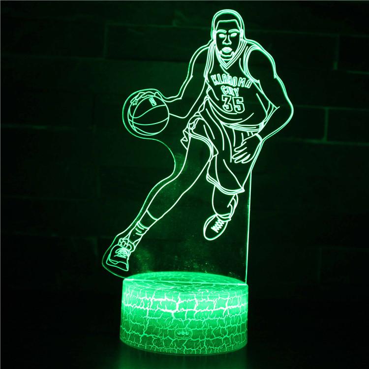 💰Kjøp LED Night Light Gives For NBA Basketball Player Star Shooting ...