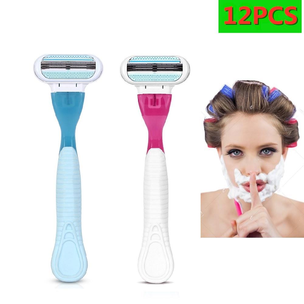 Buy 3 Layer Skin-Friendly Razor Blade On Professional Hair Removal Face ...