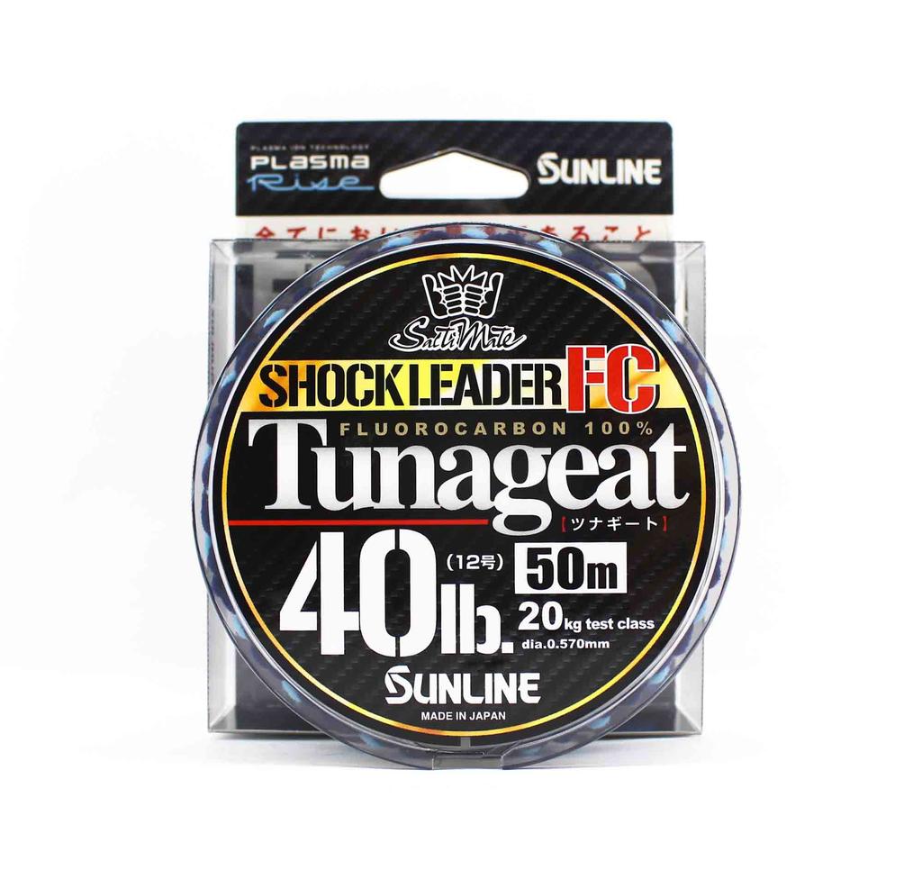 Cheap Sunline Fluorocarbon Leader Tunageat FC 50m 40lb 0.57mm (1409) | Joom