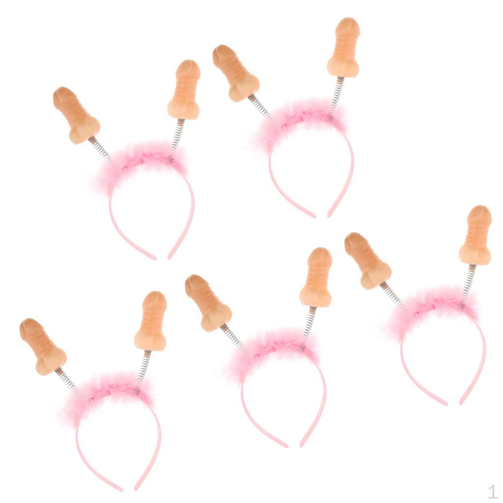 Buy 5pcs Novelty Willy Penis Boppers Headband Hen Night Party ...