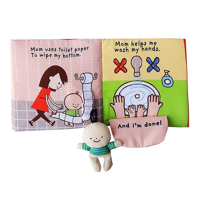 Buy Baby Cloth Book Bath Baby Early Enlightenment Education To Open a ...