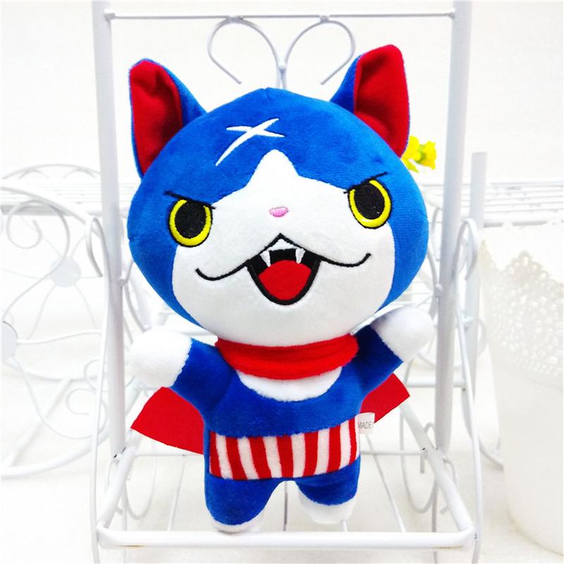 4pcs/lot 20cm Cute Yo-kai Yokai Watch Jibanyan Komasan Whisper Cat ...