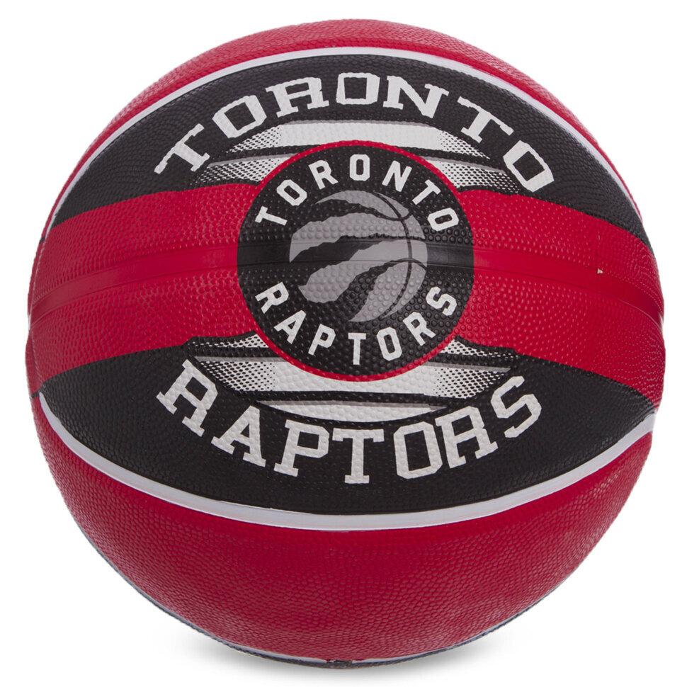 Buy Basketball Ball SPALDING NBA Team TORONTO RAPTORS 83511Z №7 Red ...