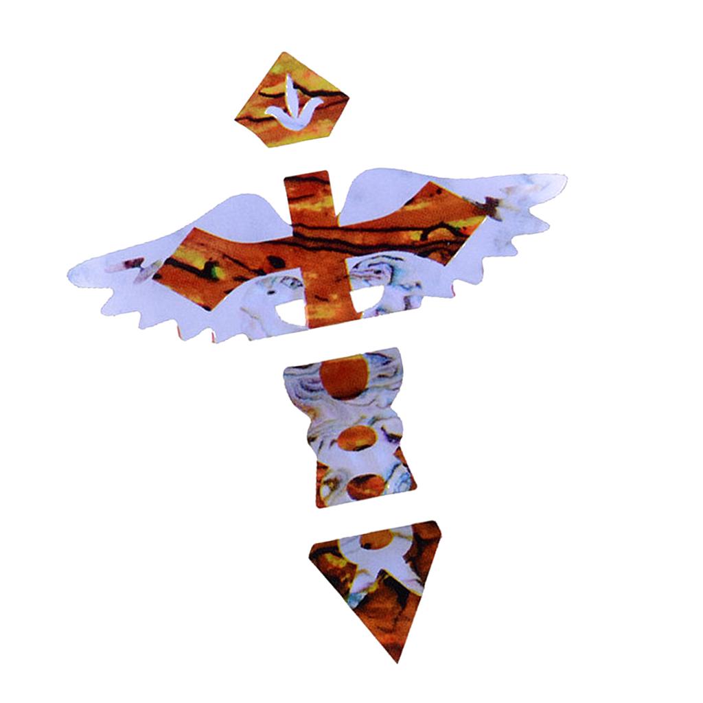 Buy Guitar Fretboard Decals Fingerboard Label Inlay Sticker Yellow at ...