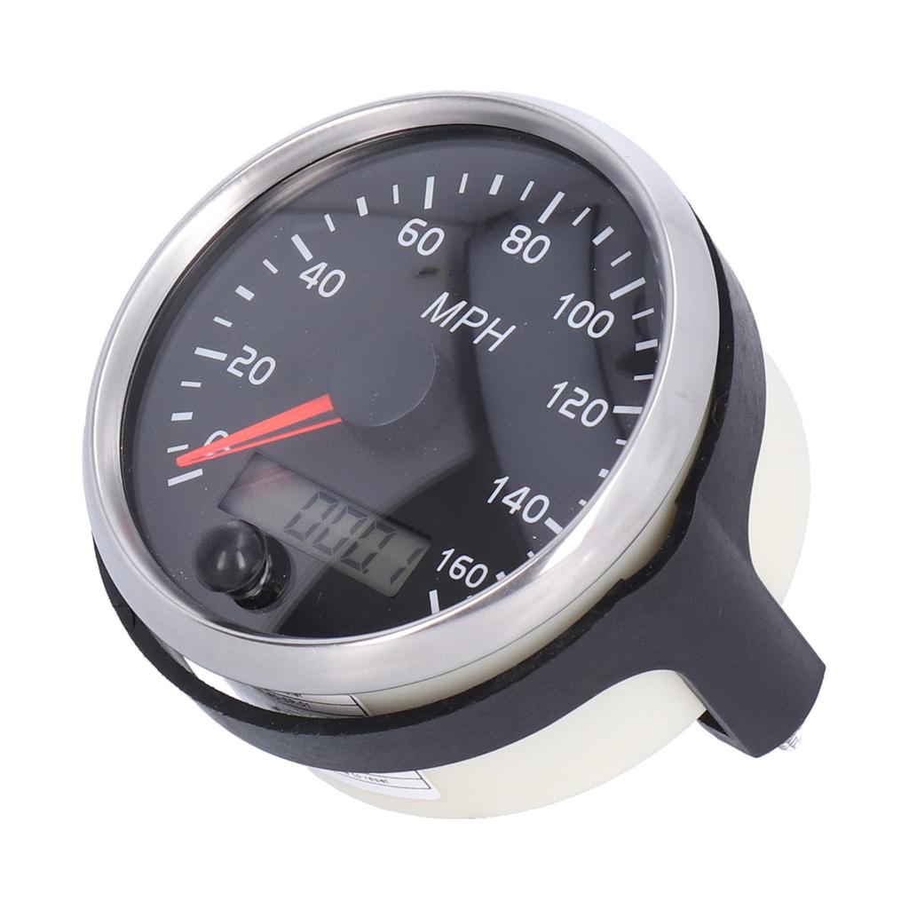 Buy 3.3in 12V/24V Speedometer 160MPH Speed Gauge LCD with White/Amber ...