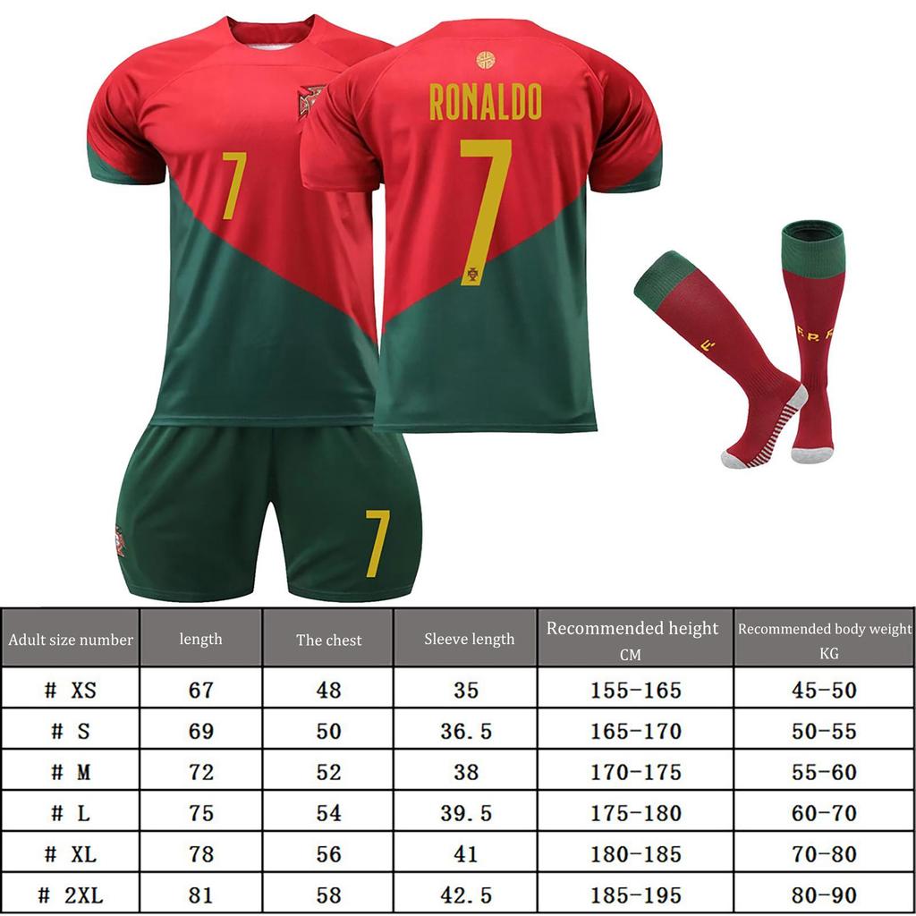 Buy Mens Football Jersey Suit Team Sports Training Soccer Ronaldo ...