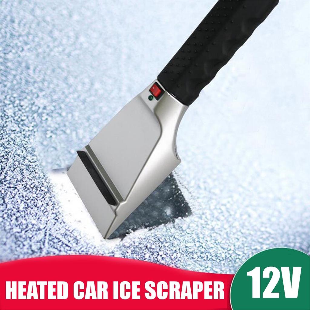 Buy 12V Electric Heated Car Ice Scraper Winter Auto Window Snow Removal ...