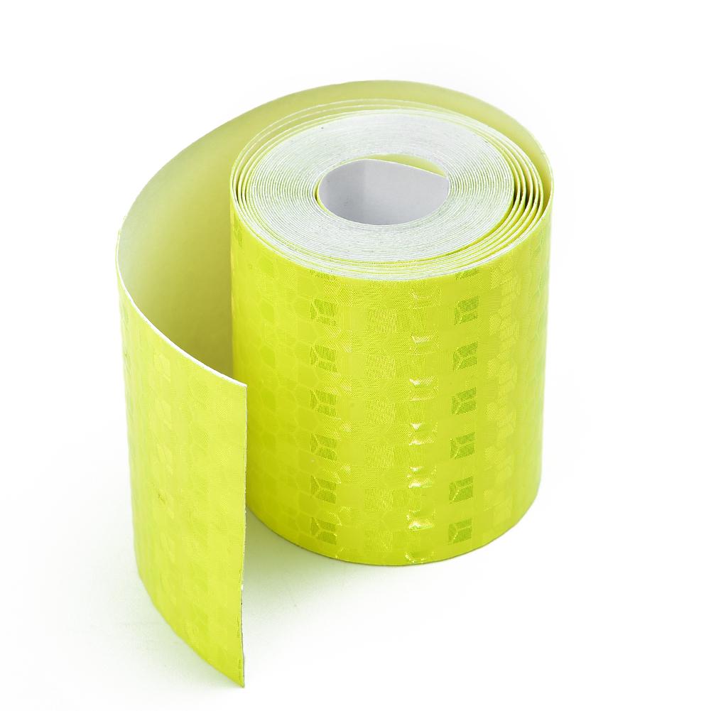 Buy Flourescent Yellow Reflective Tape Cars Warning Safety Reflection ...