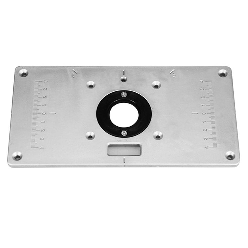 Buy Router Table Insert Plate Woodworking Benches Aluminium Wood Router ...