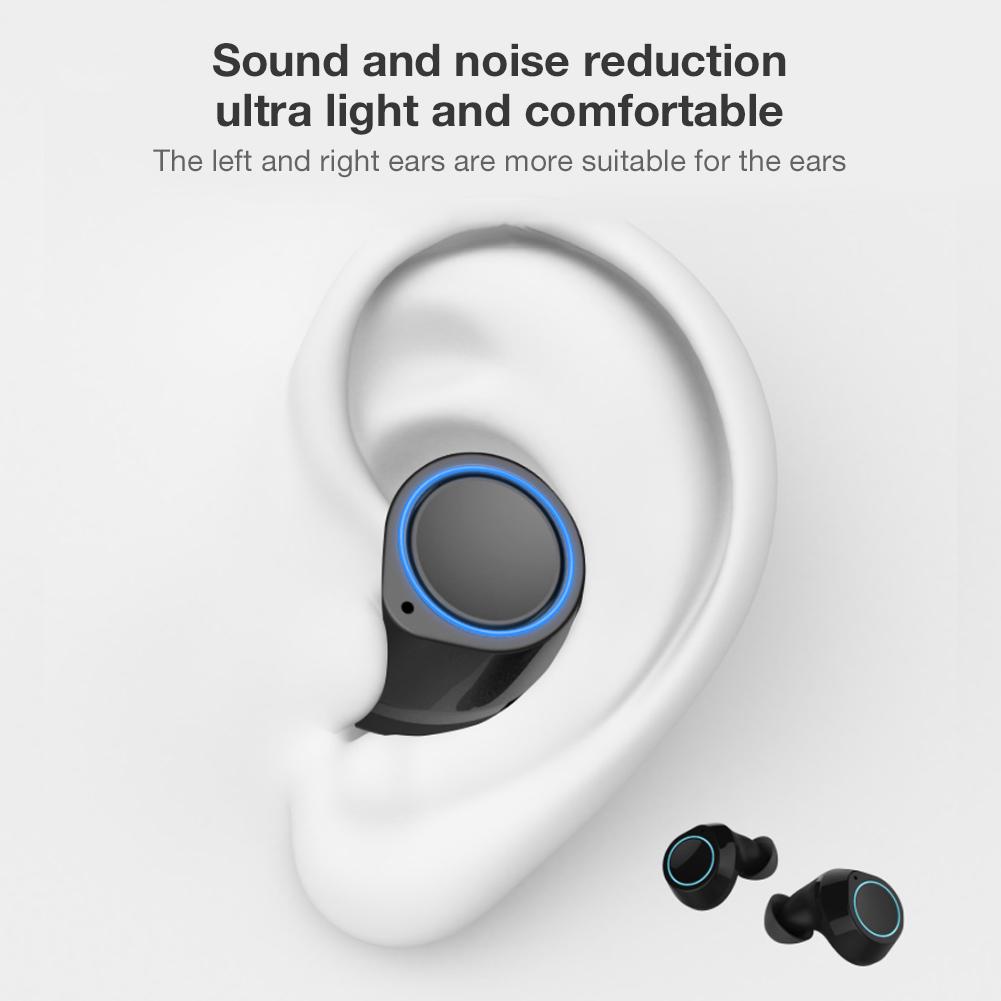 Buy Bluetooth 5.0 Deep Bass B-X01 Wireless Earbuds Binaural Waterproof ...