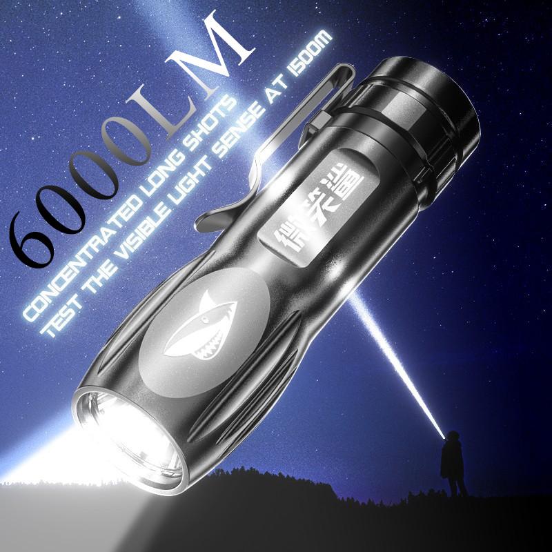 Köp Mini Flashlight With Pocket Clip USB Rechargeable Handy Pen Light ...