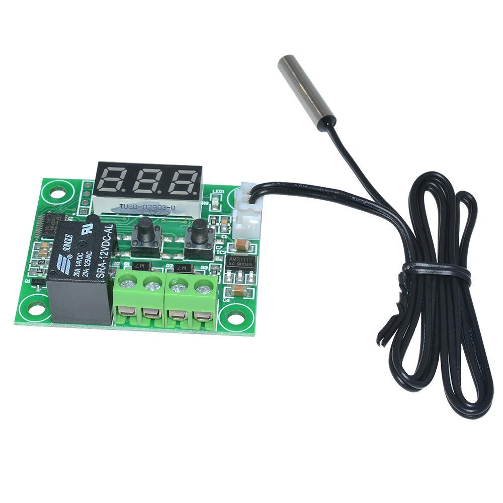 Buy W1209 Digital LED DC 12V Heat Cool Temp Thermostat Temperature ...