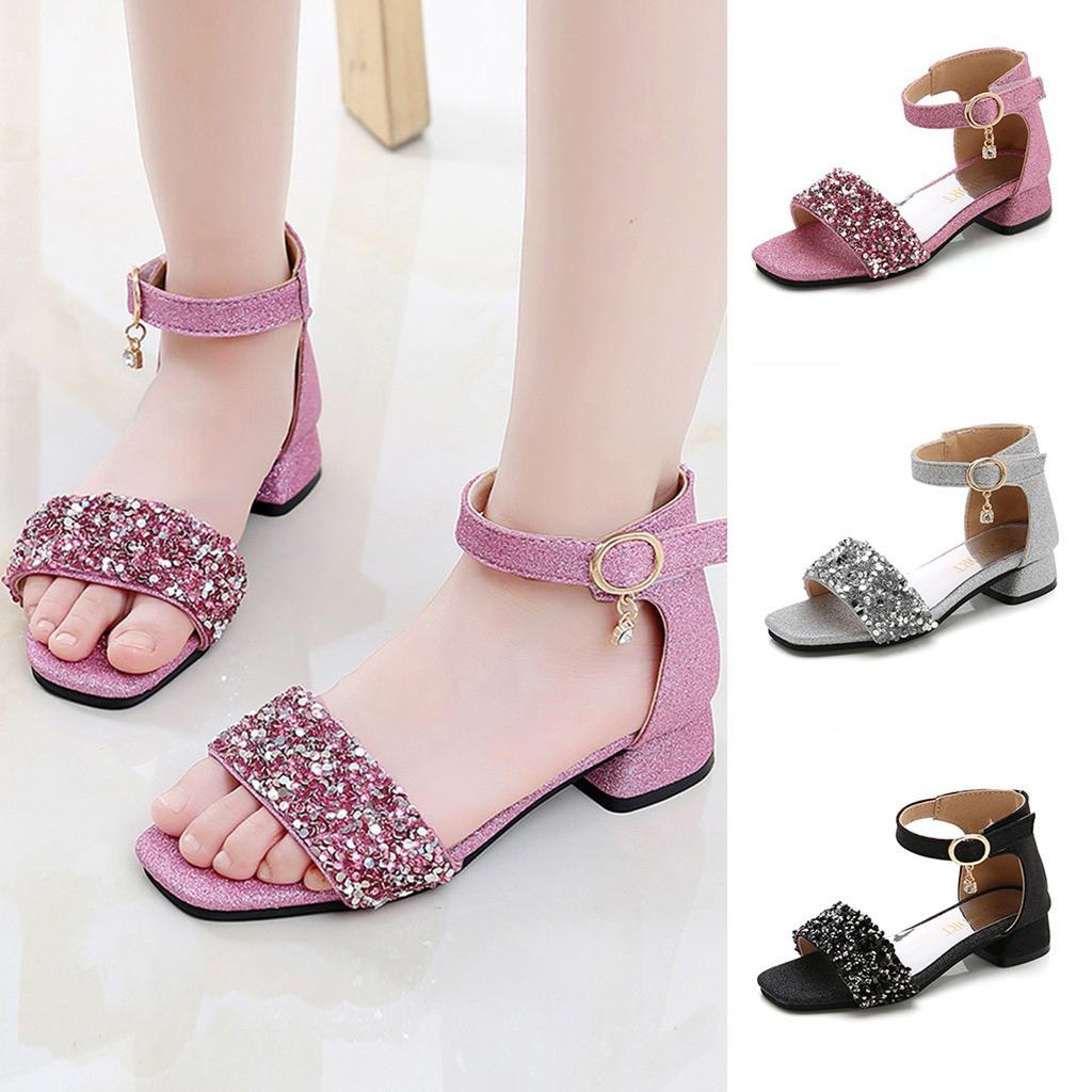Buy Children Infant Kids Baby Girls Bling Sequins Dance Princess Shoes Sandals at affordable ...