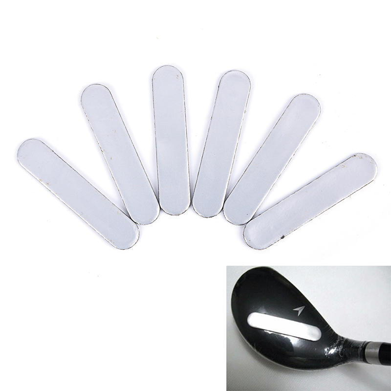 Buy 6pcs Silver Pre -Cut Lead Tape Add Weight For Golf Tennis Racket ...