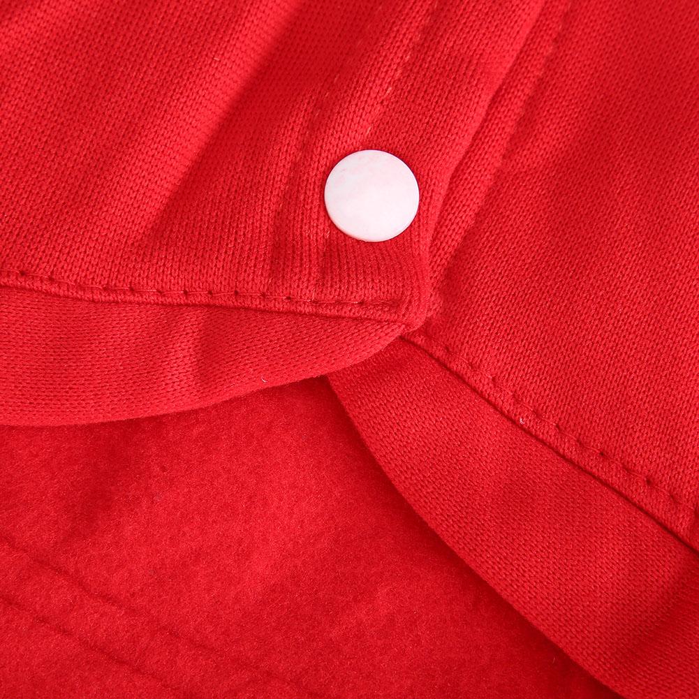 Buy Cotton Winter Cute Red Dog Clothes Hoodies for Small Dogs Puppy ...