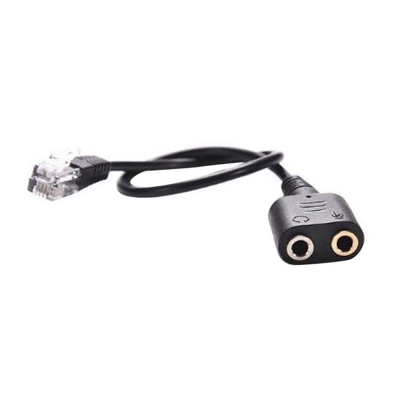 Buy Dual 3.5 Mm Internal Threads To RJ9 Jack Adapter Converter PC ...