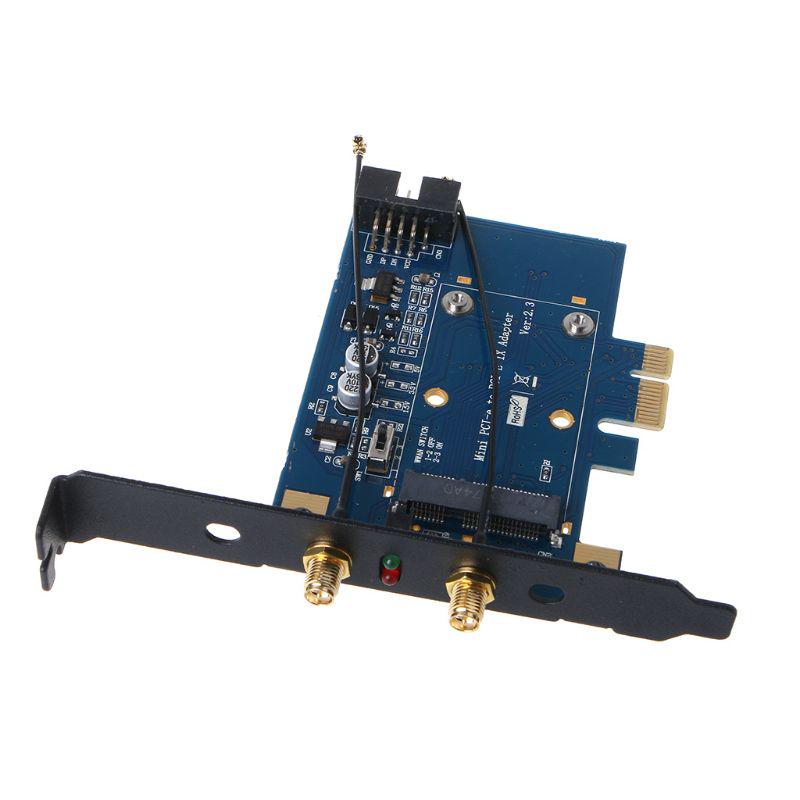 Buy Mini PCI-E PCI Express to PCI-E 1x Adapter with SIM Card Slot for ...