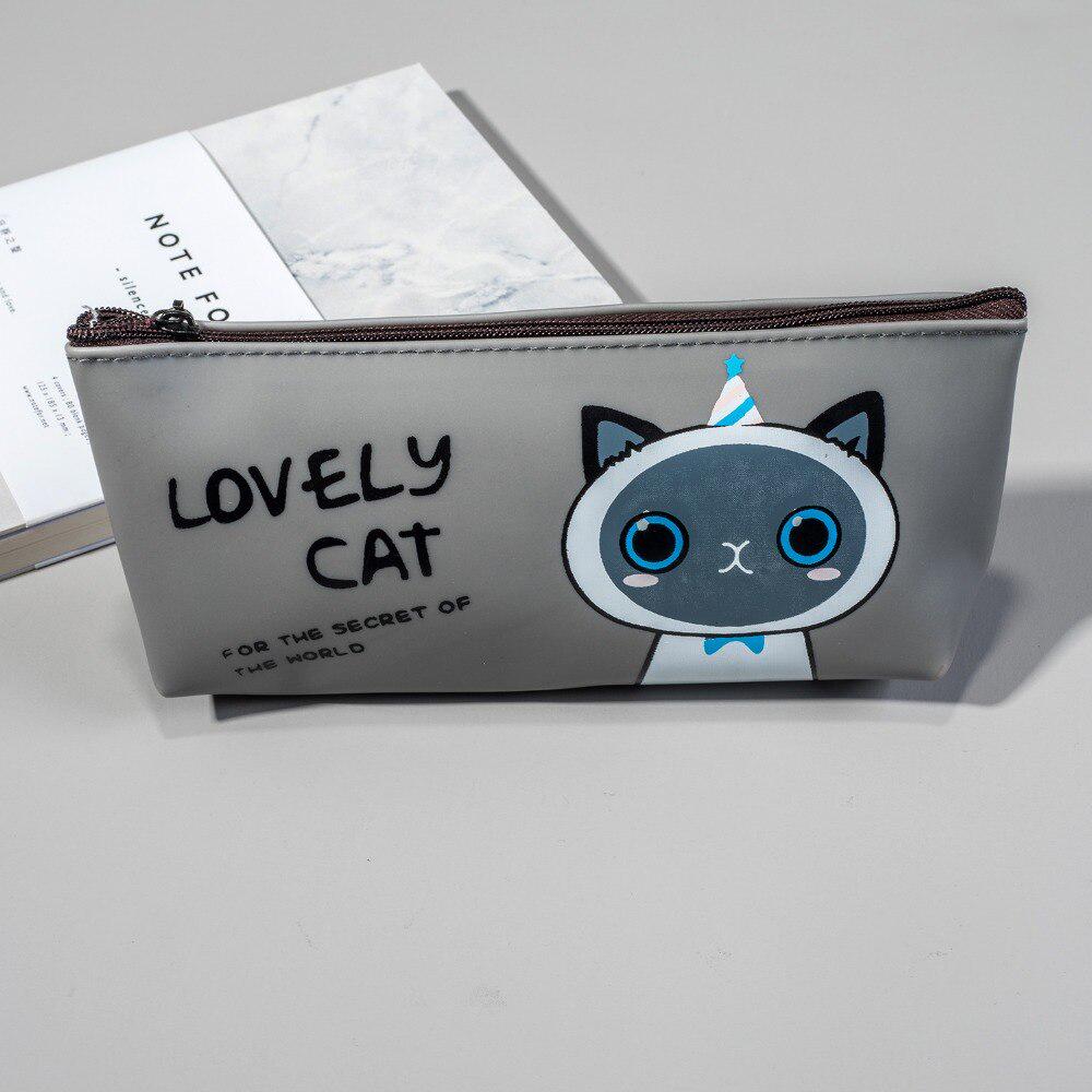 Cute Cat School Stationery Pencil Bag Waterproof Stationery Bag ...