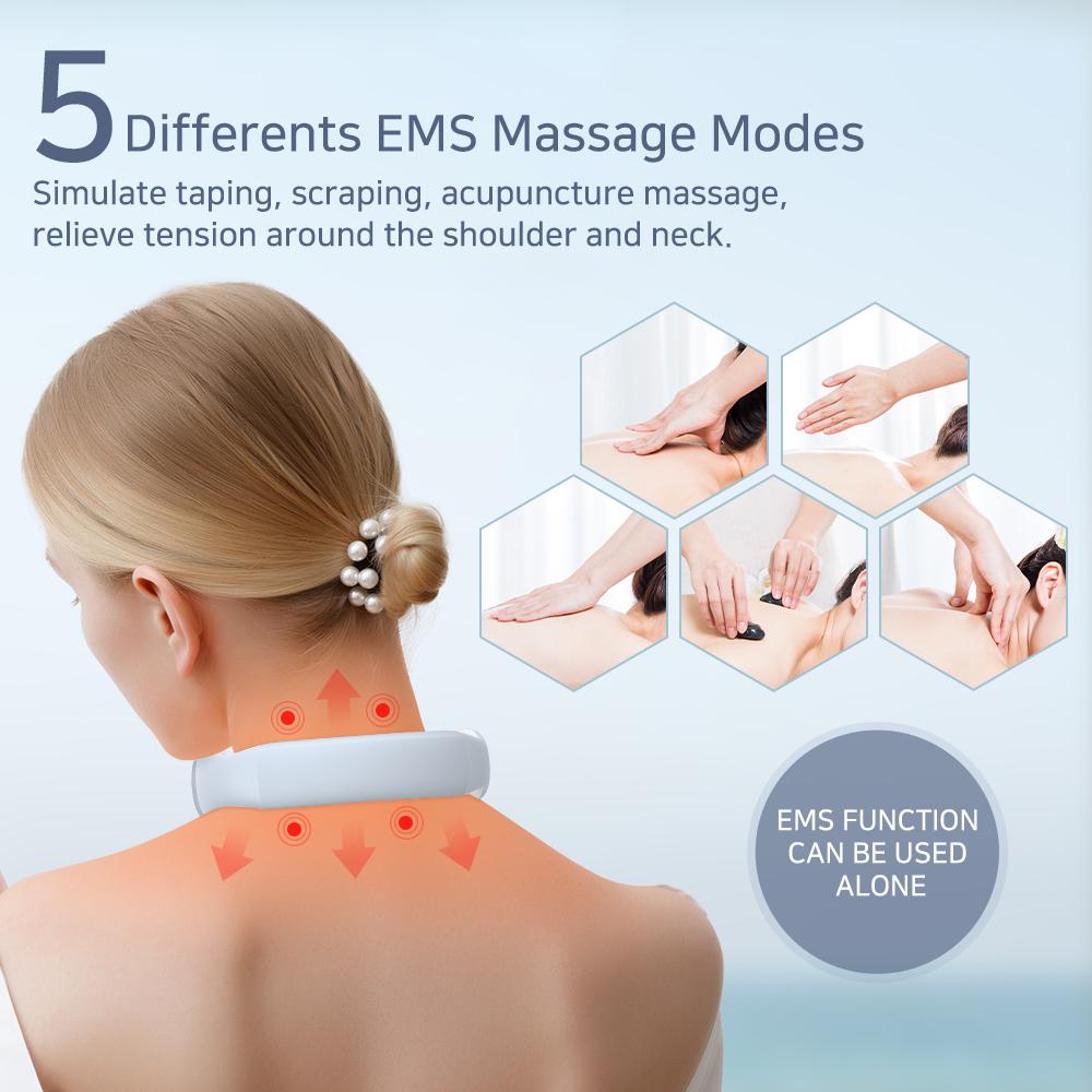 Buy ANLAN Smart Neck Massager Shoulder Massage Electric Pulse Cervical ...