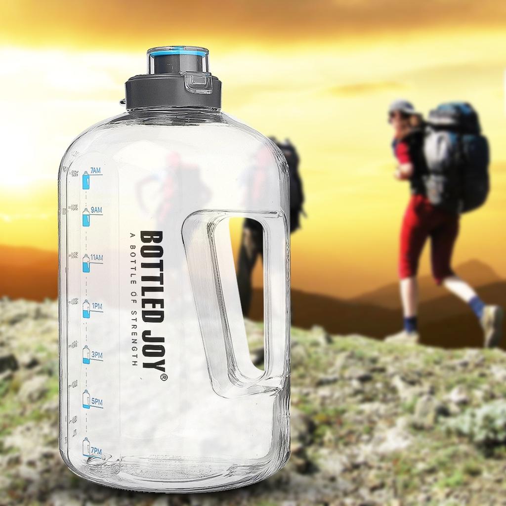 Buy 3.78L Gallon Water Bottle, BPA Free Hydration with Motivational ...