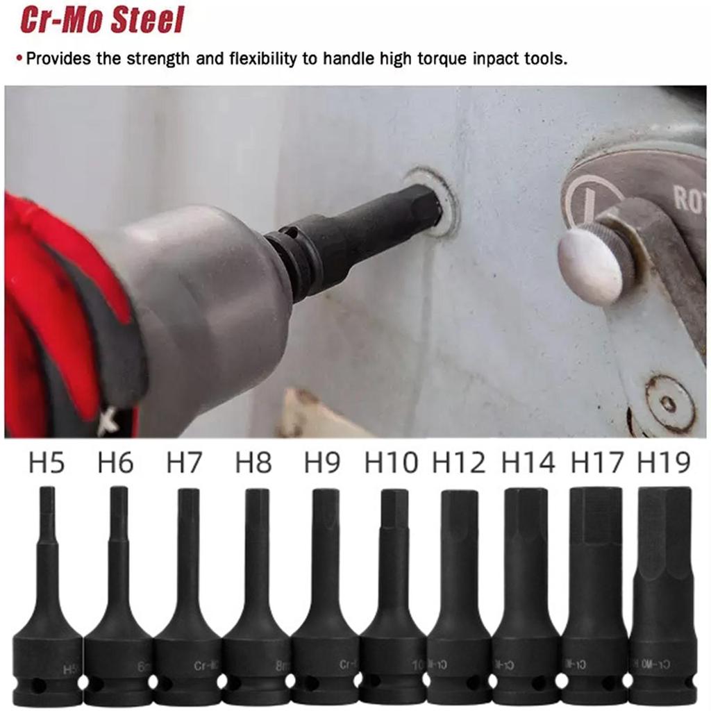 Allen Key Box Set 1/2 H12 H17 Hex T80 Torx Screwdriver Wrench Head ...